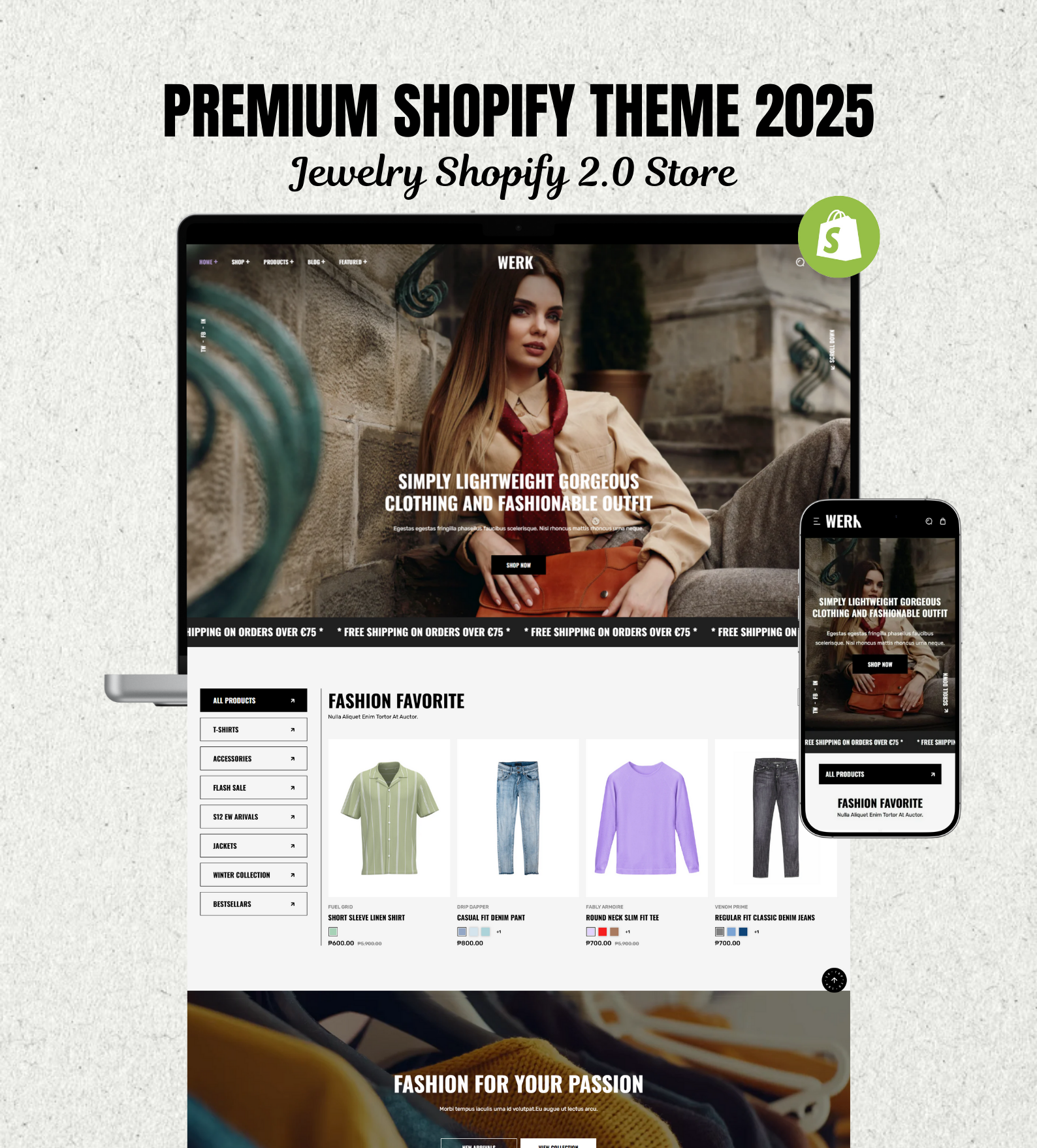 Werk – Modern Shopify Theme for Jewelry Stores - Dark Toned Beauty, Fa ...